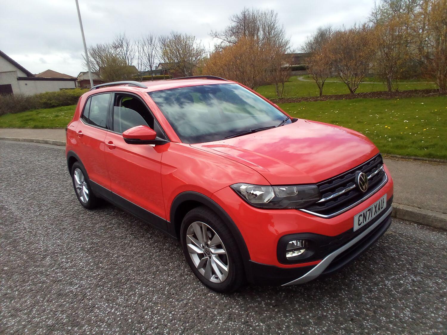 Used VOLKSWAGEN T-CROSS 2021 Red in Fraserburgh, Aberdeenshire ...