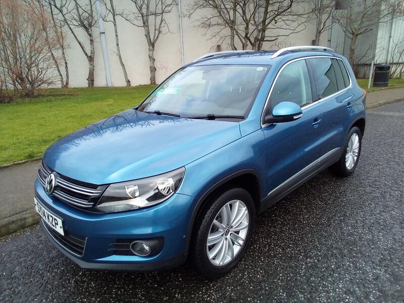 SOLD - Used VOLKSWAGEN TIGUAN 2014 Blue in Fraserburgh, Aberdeenshire ...